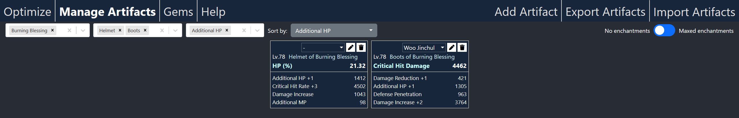 Artifact Optimizer
